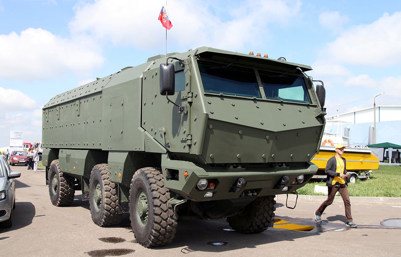 Typhoon is a special armored vehicle serving the Russian Army ...