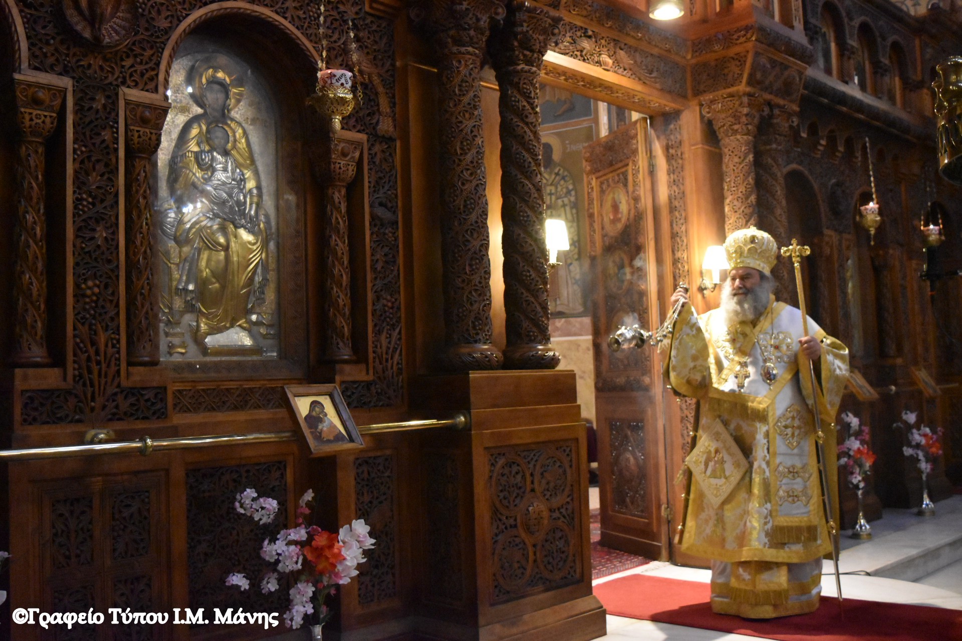 Ο Μητροπολίτης Μάνης στον Άγιο Διονύσιο Αρεοπαγίτη Κολωνακίου ...