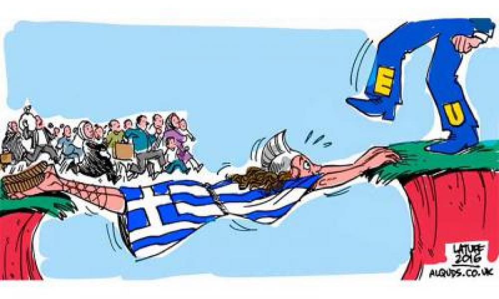 ΑΠΙΣΤΕΥΤΗ ΓΕΛΟΙΟΓΡΑΦΙΑ ΓΙΑ ΤΗΝ ΕΛΛΑΔΑ ΣΕ ΑΡΑΒΙΚΗ ΕΦΗΜΕΡΙΔΑ. ΔΕΙΤΕ ...
