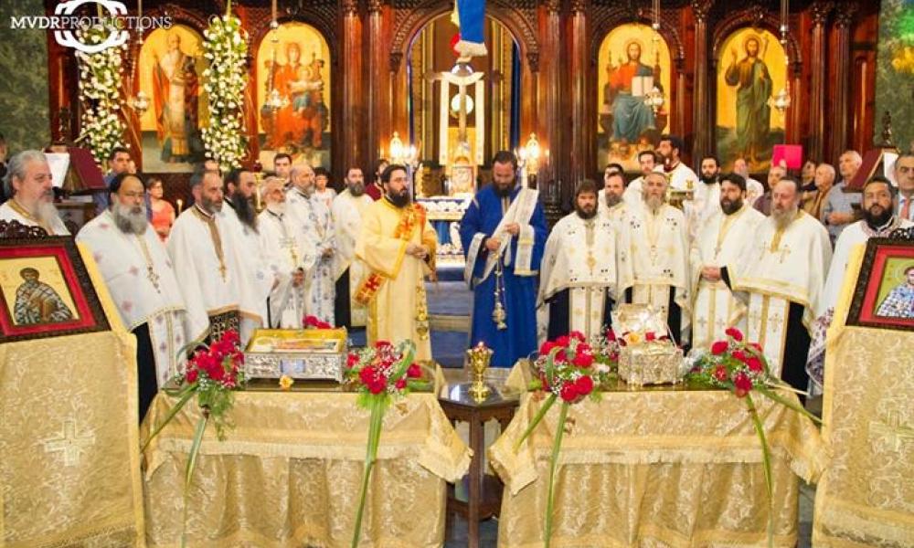 ΠΑΝΗΓΥΡΙΣ ΑΓΙΟΥ ΘΕΡΑΠΟΝΤΑ ΚΑΙ ΥΠΟΔΟΧΗ ΤΙΜΙΑΣ ΚΑΡΑΣ ΑΓΙΟΥ ΕΛΕΥΘΕΡΙΟΥ ΣΤΗ ...