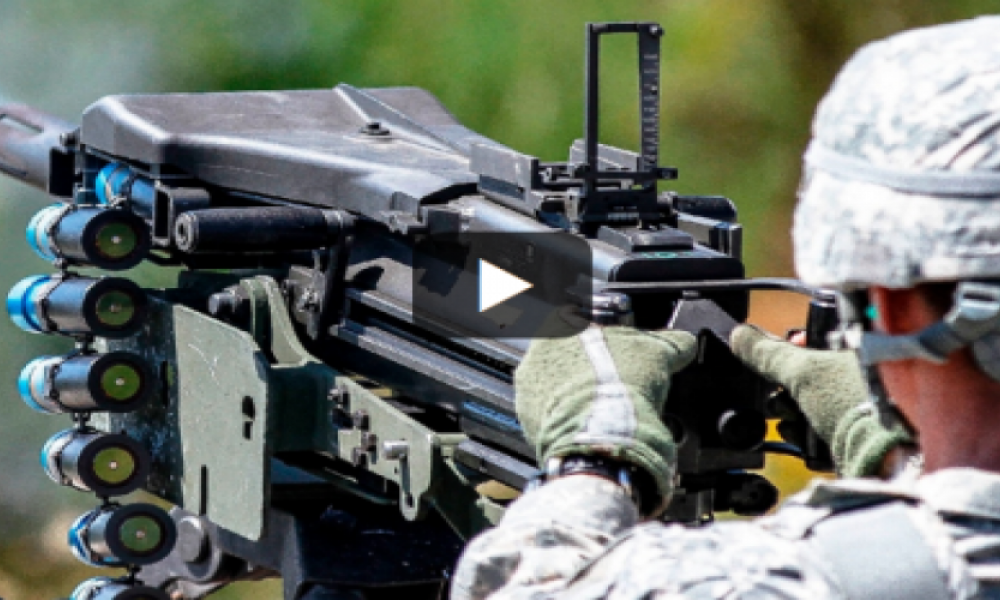 Βίντεο: Το βομβιδοβόλο Mk-19 εν δράσει | Pentapostagma