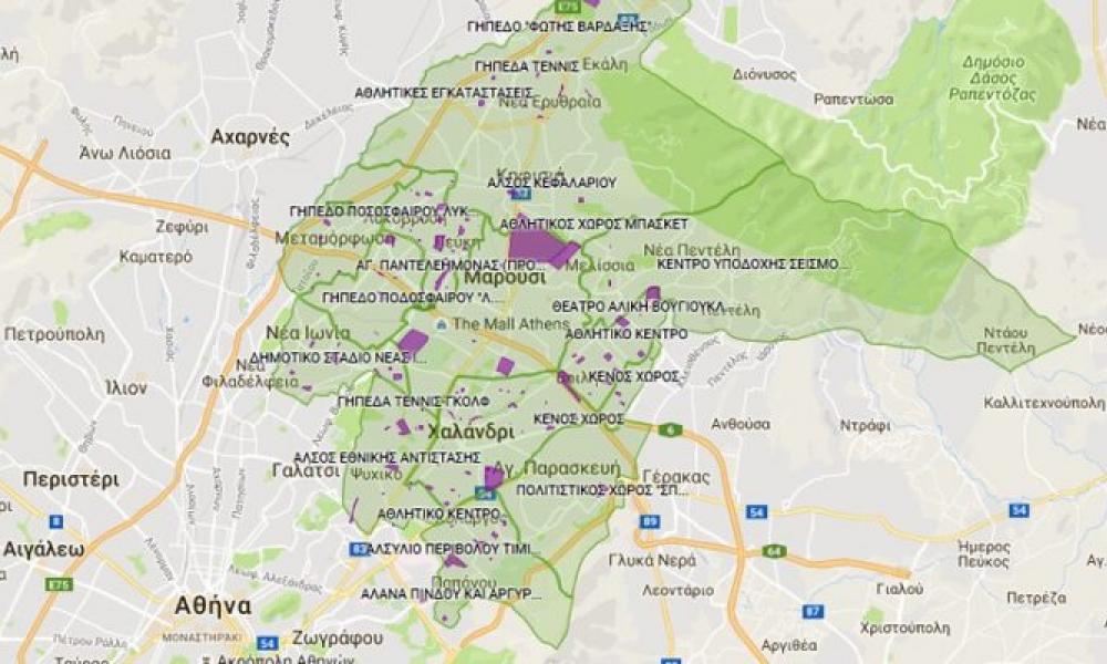 Προσοχή! Αυτός είναι ο χάρτης της Αθήνας με τους χώρους καταφυγής σε ...