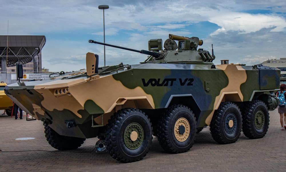 Many new weapons… This is the new armored vehicle of Belarus ...