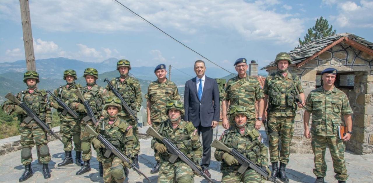 Ο Υφυπουργός Εθνικής Άμυνας, σε Μονάδες και συνοριακά φυλάκια στο νομό ...