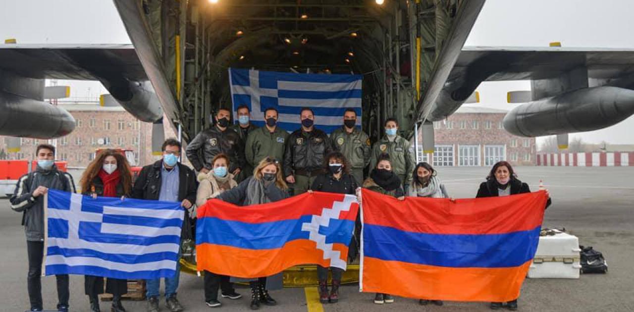 Ελληνική Αεροπορία: Αερογέφυρα ανθρωπιστικής βοήθειας στο Αρτσάχ ...