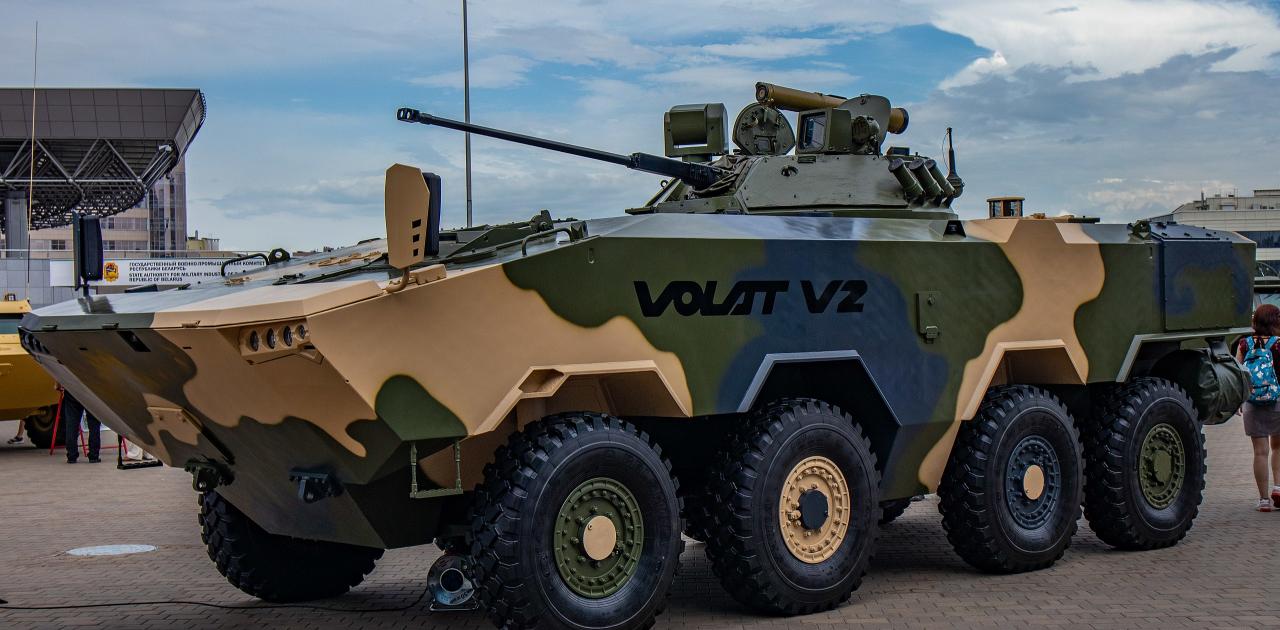 Many new weapons… This is the new armored vehicle of Belarus ...
