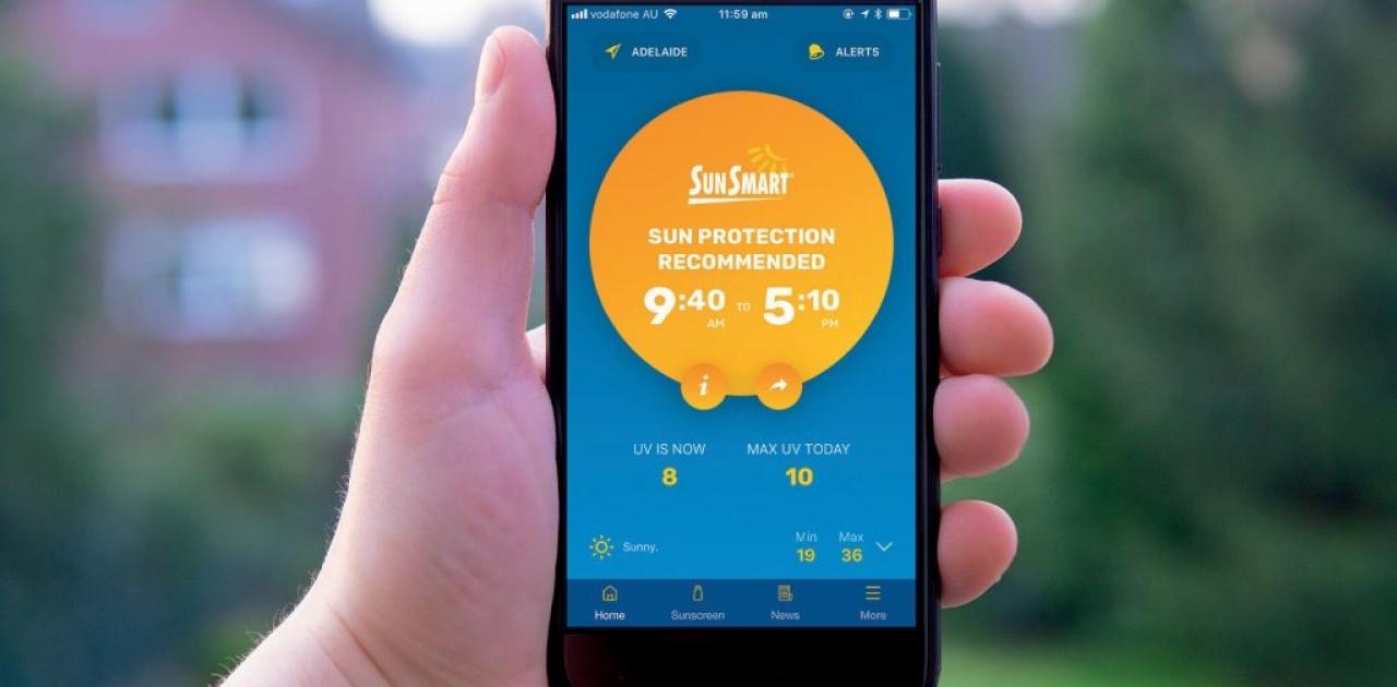 SunSmart Global UV: Παρέχει πληροφορίες για τα επίπεδα της υπεριώδους ...
