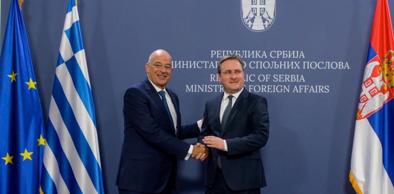 Συνάντηση Ν. Δένδια με τον Σέρβο ΥΠΕΞ: Η ευρωπαϊκή ολοκλήρωση των Δ ...