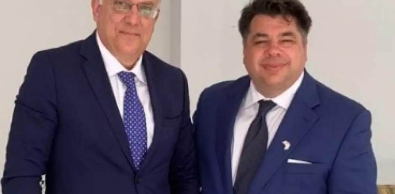 Συνάντηση Θεοδωρικάκου με τον πρέσβη των ΗΠΑ Τζορτζ Τσούνη | Pentapostagma