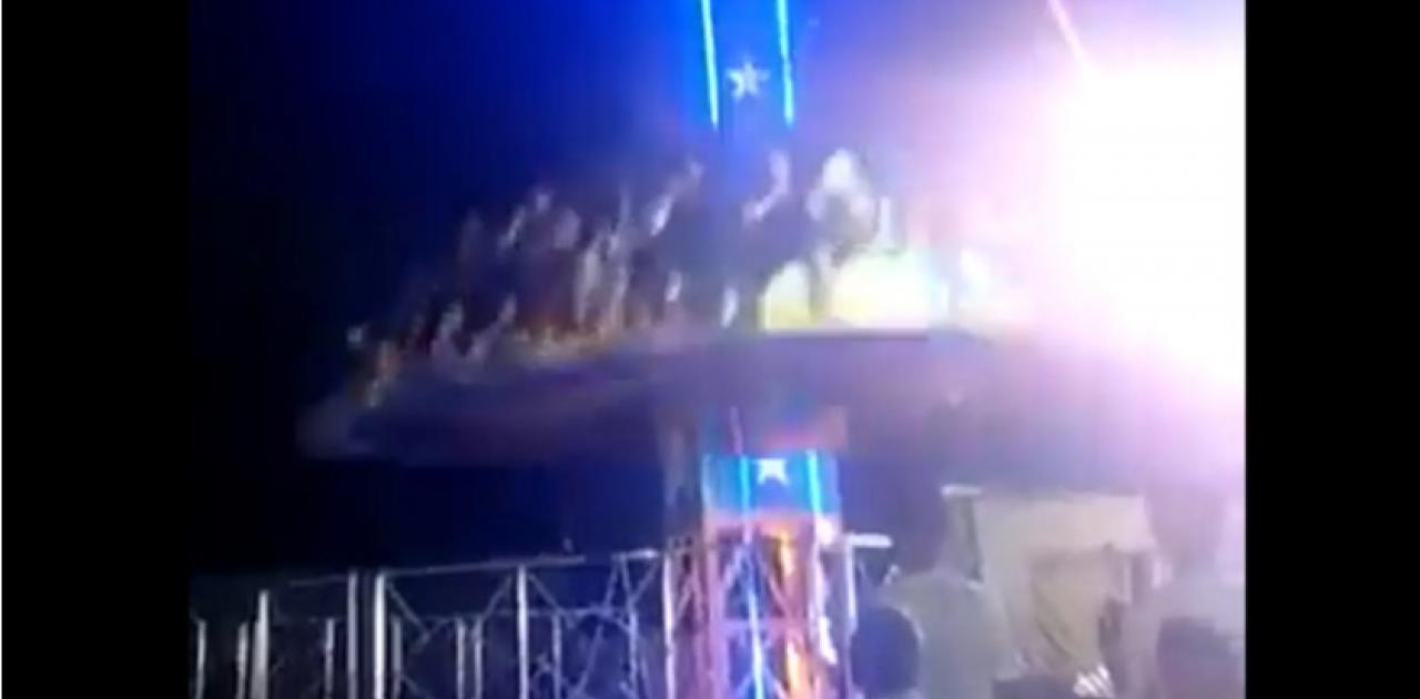 Τρομακτικό βίντεο από ατύχημα στην Ινδία σε παιχνίδι λούνα παρκ ...
