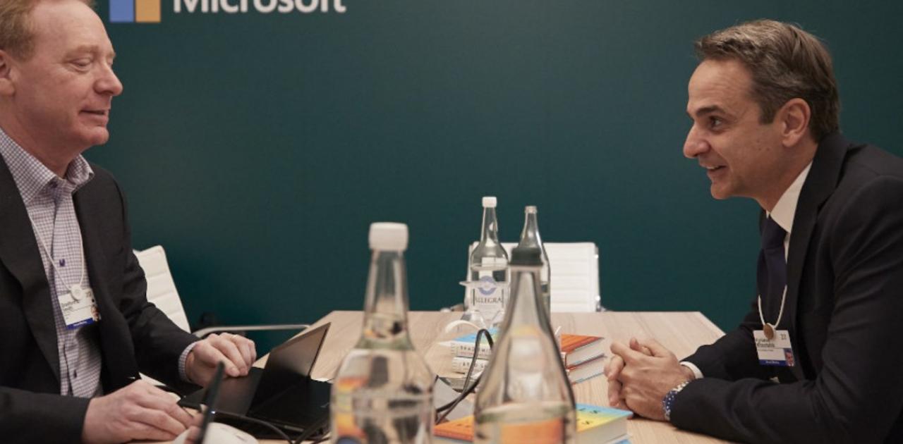 Πρόεδρος Microsoft σε Μητσοτάκη: Είσαι ο πρωθυπουργός του 21ου αιώνα | Pentapostagma