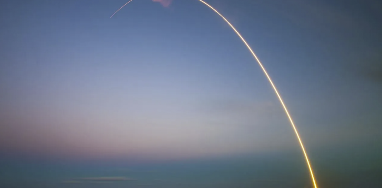 First test of the new intercontinental nuclear missile of the USA - The ...