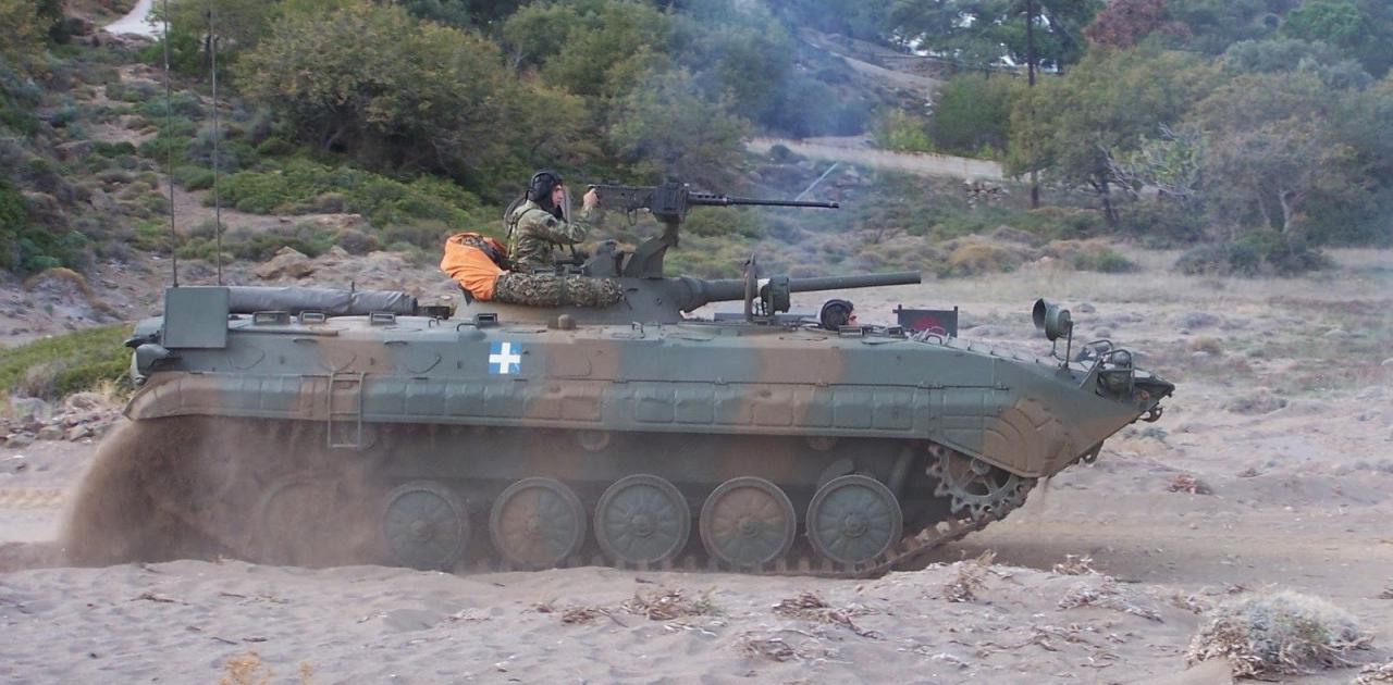 Greece's involvement is deepening! Did a new batch of Greek BMP-1A1 Ost ...