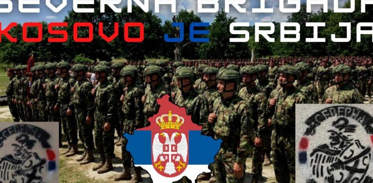 Serbian paramilitary brigade "Severna Brigada" and "Wagner" prepare to ...