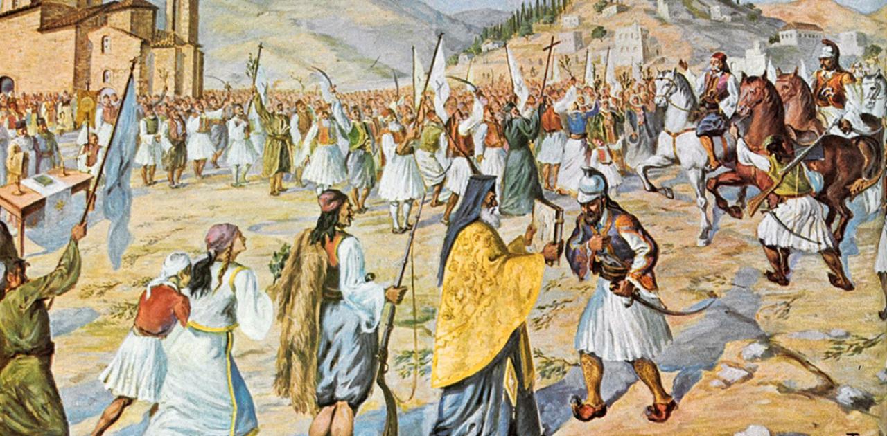 Στις 17 Μαρτίου του 1821 οι κάτοικοι της Μάνης σήκωσαν το λάβαρο της ...