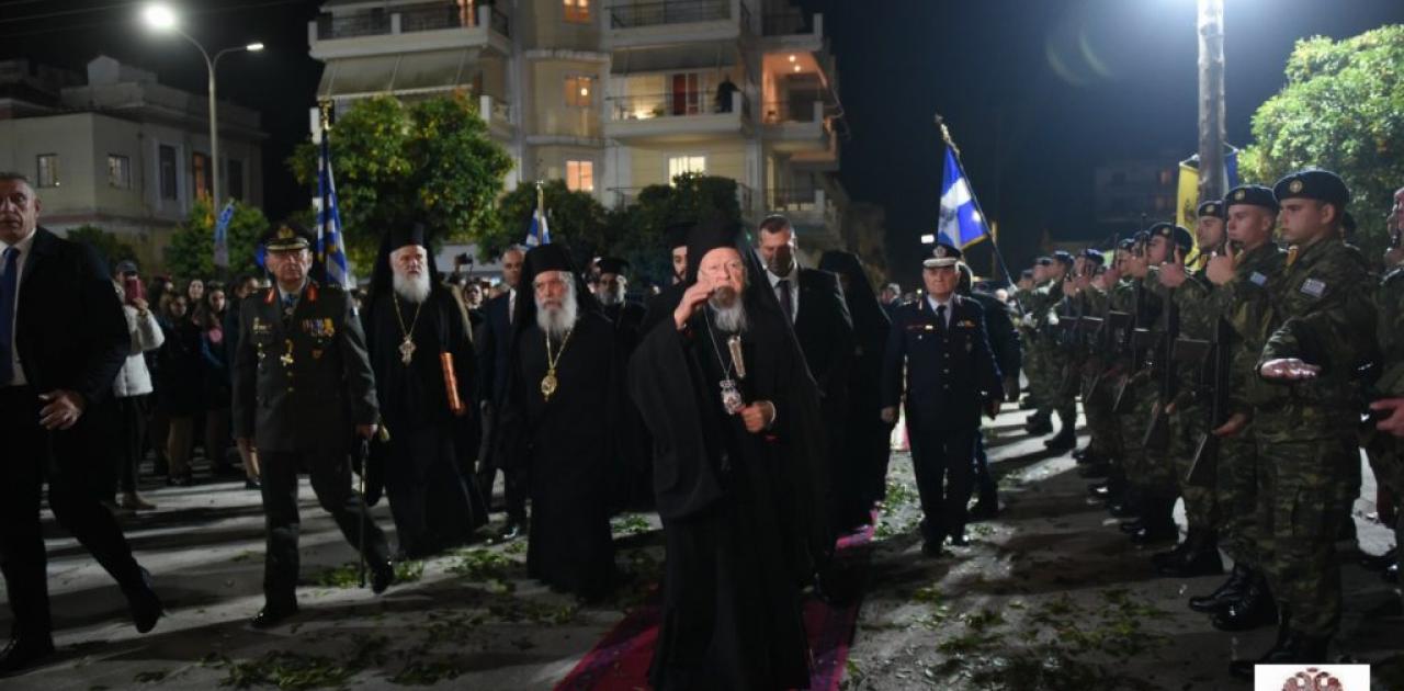 Μετά βαΐων και κλάδων η Σπάρτη υποδέχθηκε τον Οικουμενικό Πατριάρχη ...