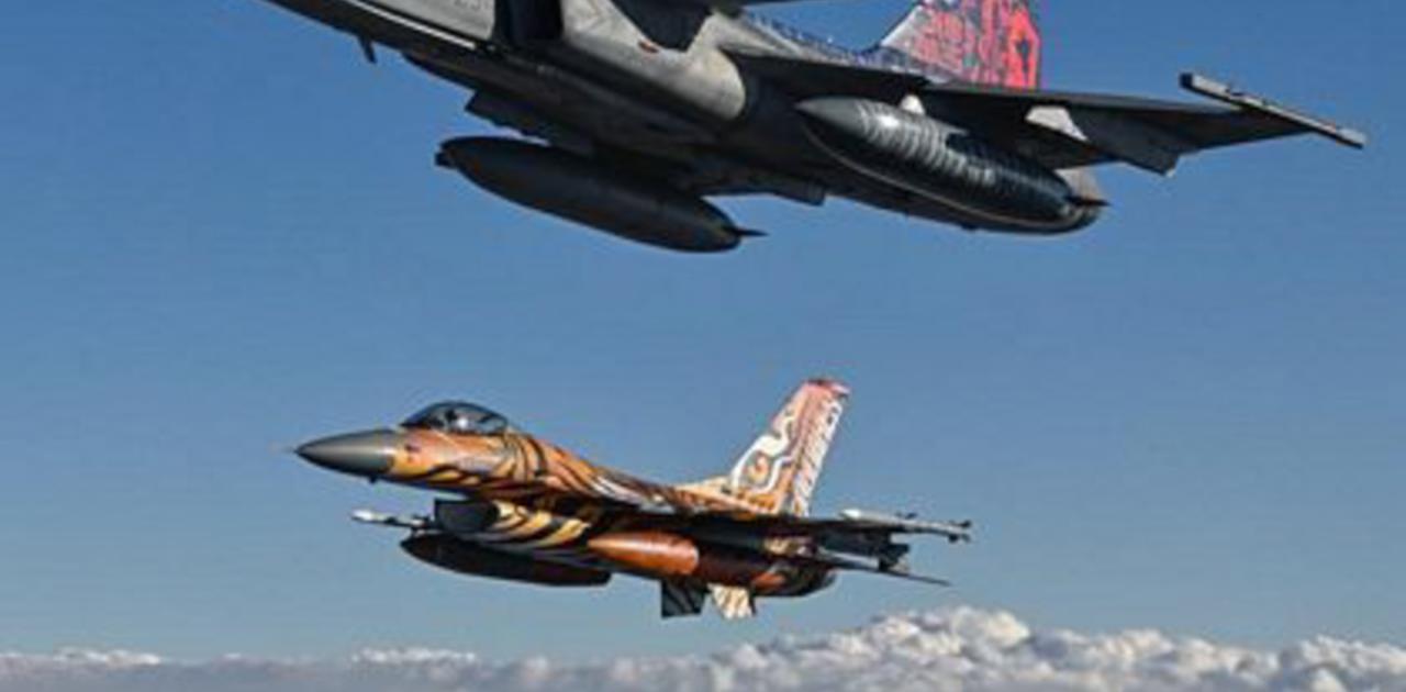 Eλληνικά F-16 της 335 Μοίρας συμμετείχαν στην άσκηση του «Tiger Meet ...