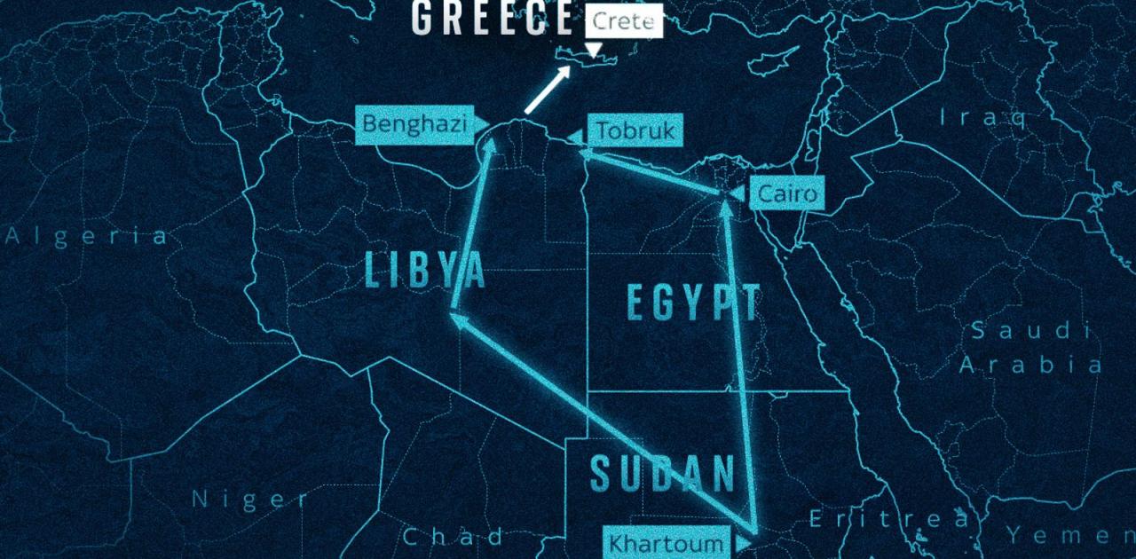 Μέγας κίνδυνος -Χάρτης αποκαλύπτει Τσουνάμι χιλιάδων λαθρομεταναστών στην Αν.Λιβύη έτοιμων να ...